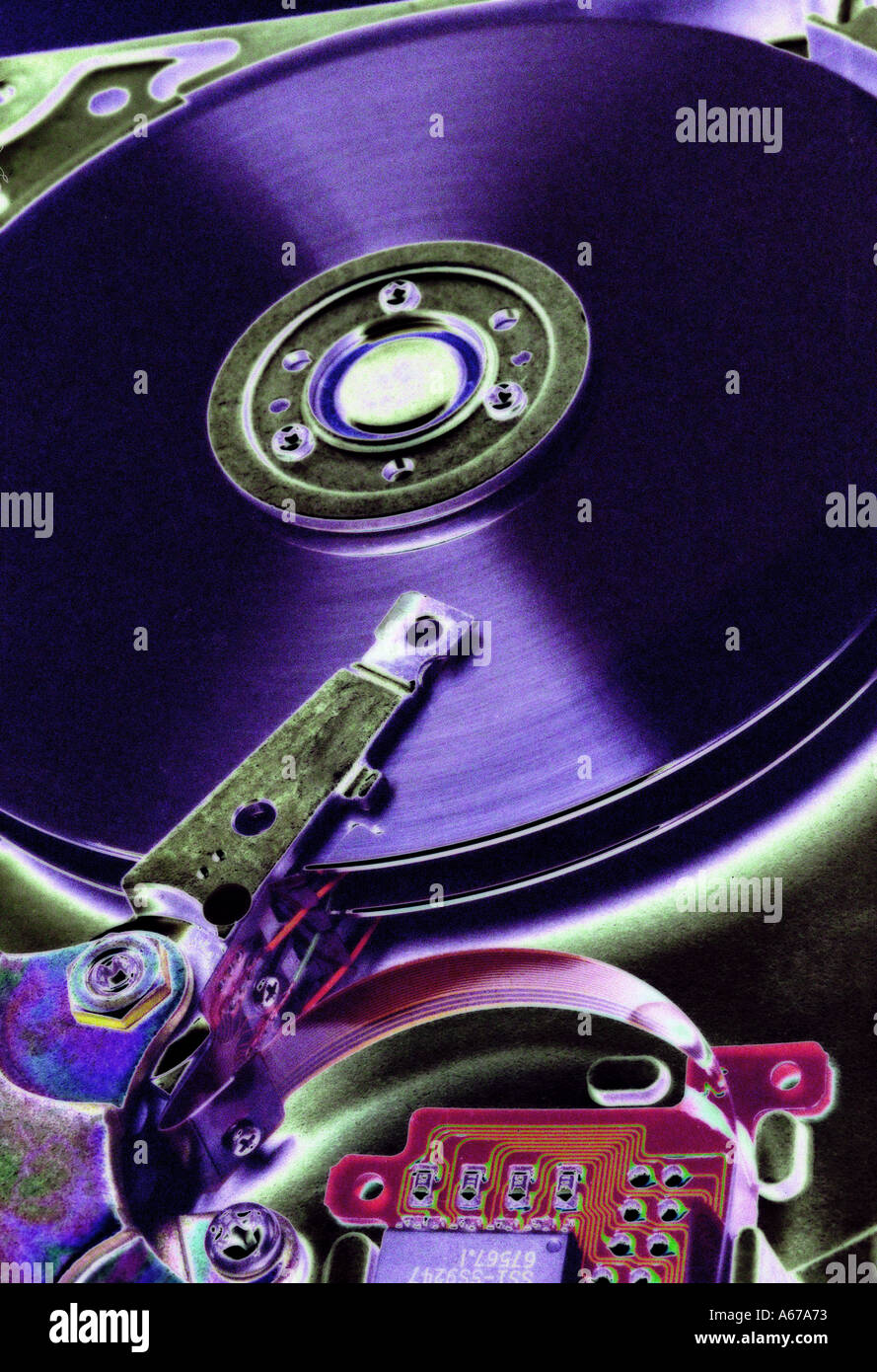 Computer hard drive idea Stock Photo - Alamy