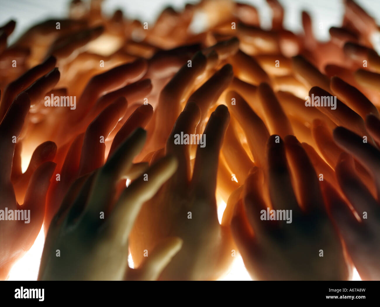 hands reaching and covering Stock Photo - Alamy