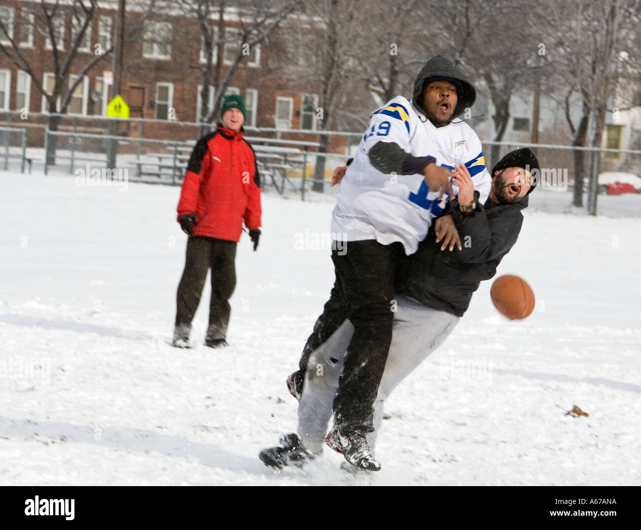 Football collision hi-res stock photography and images - Alamy