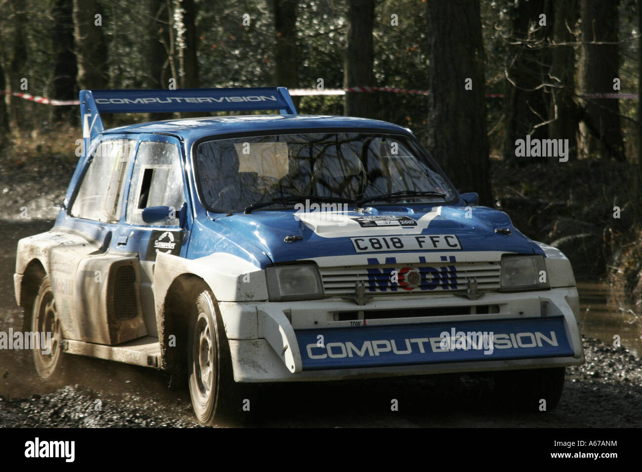 A Metro 6R4 rally car Stock Photo - Alamy