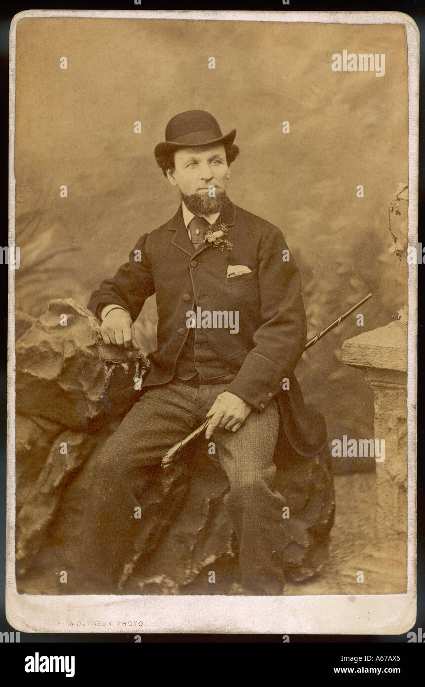 Costume Men Photo 1860s Stock Photo - Alamy