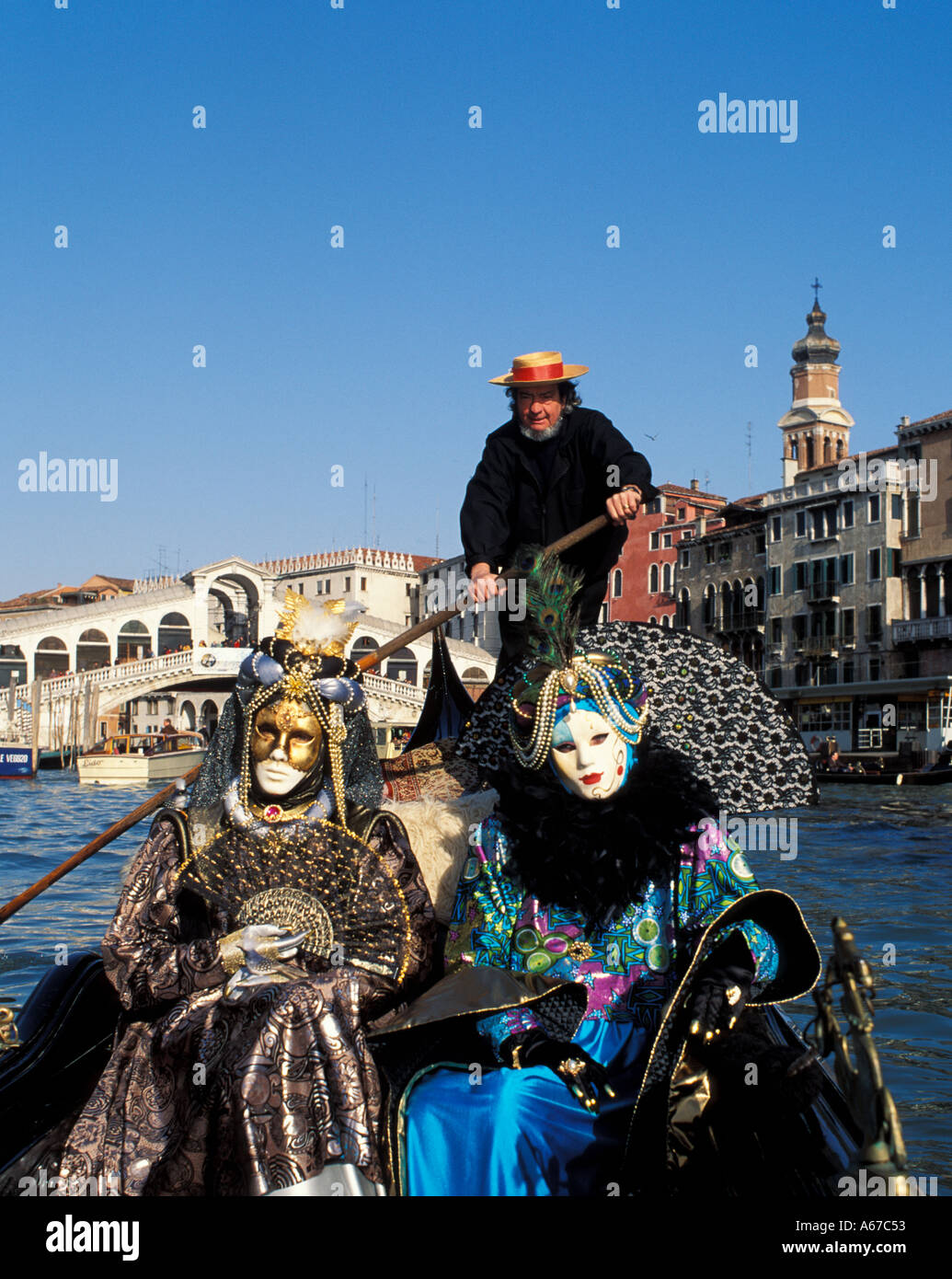 Female gondolier in venice hi-res stock photography and images - Alamy