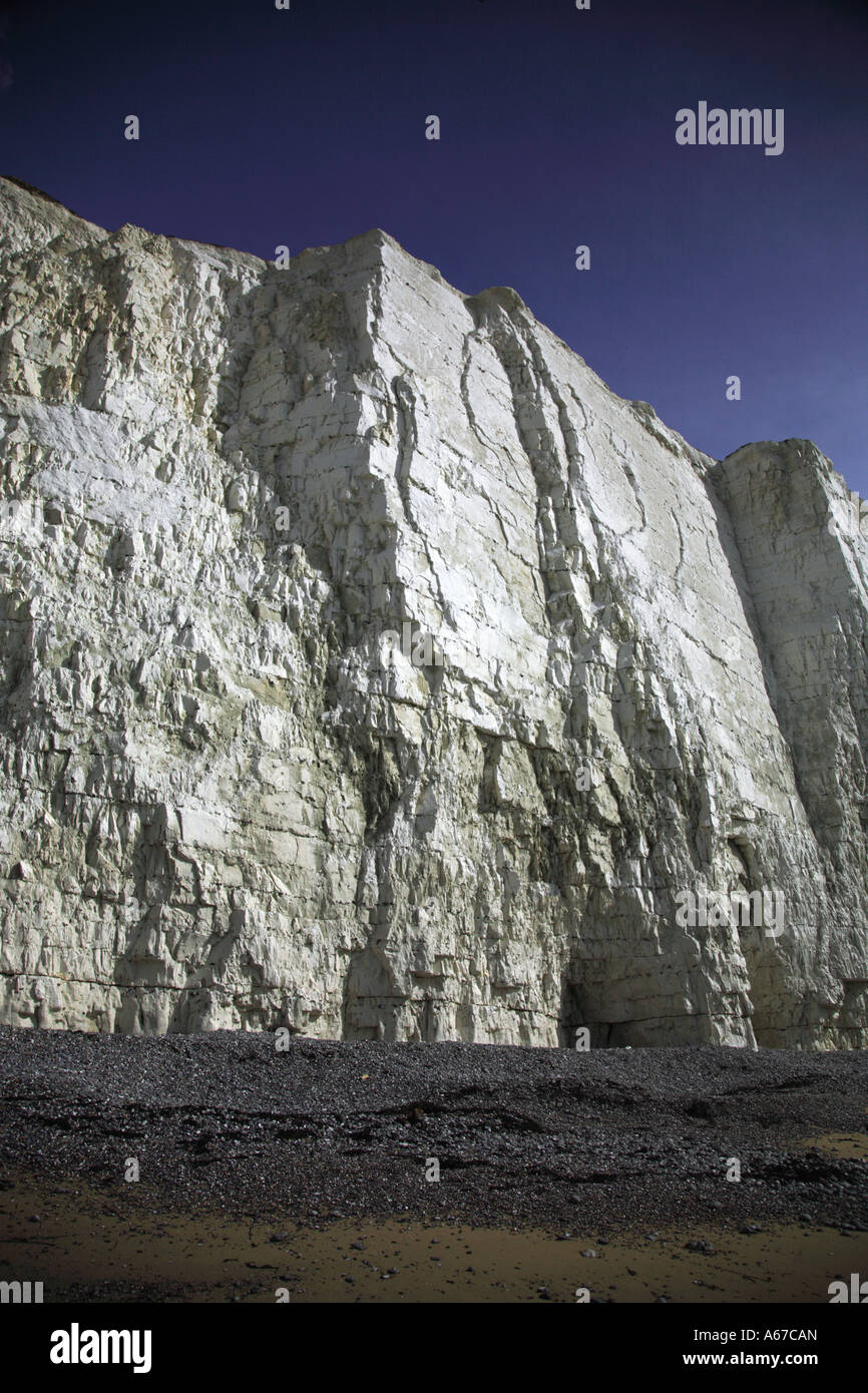 Towering white cliffs on the east coast of England Stock Photo - Alamy