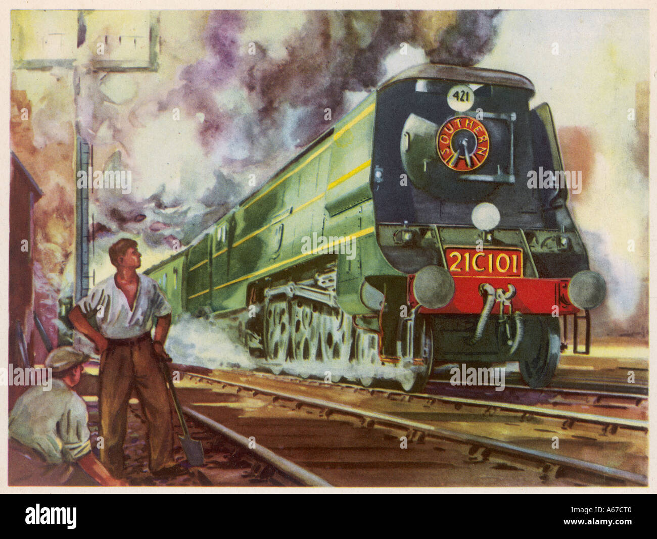 West Country Express Stock Photo - Alamy