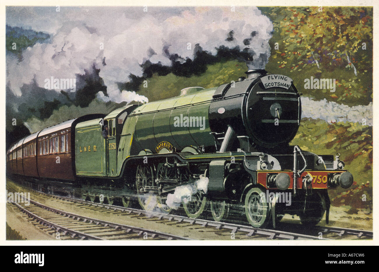 The Flying Scotsman Stock Photo - Alamy