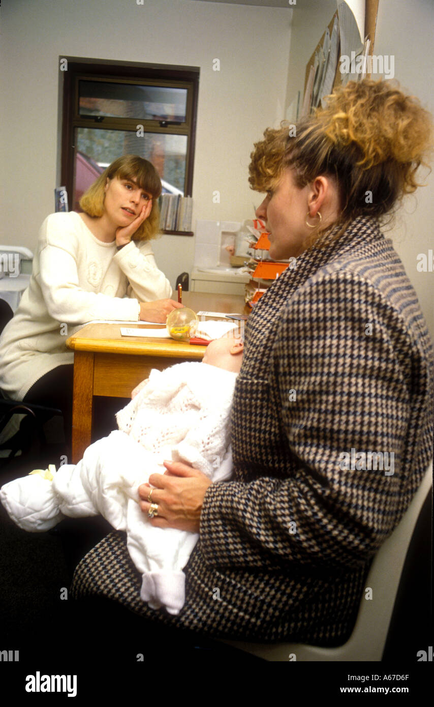 Health visitor baby mother hi-res stock photography and images - Alamy