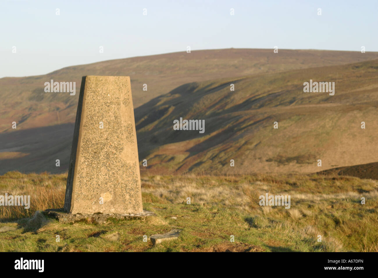 Cold Fell from the summit of Talkin Fell above Geltsdale in the North ...