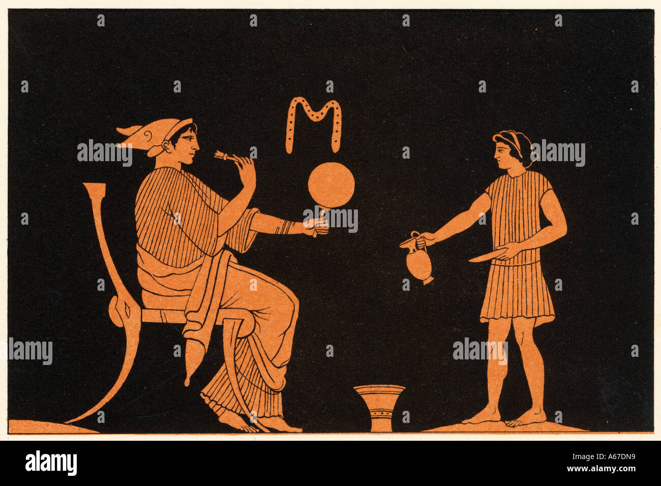 Ancient Greece Toilet Stock Photo - Alamy