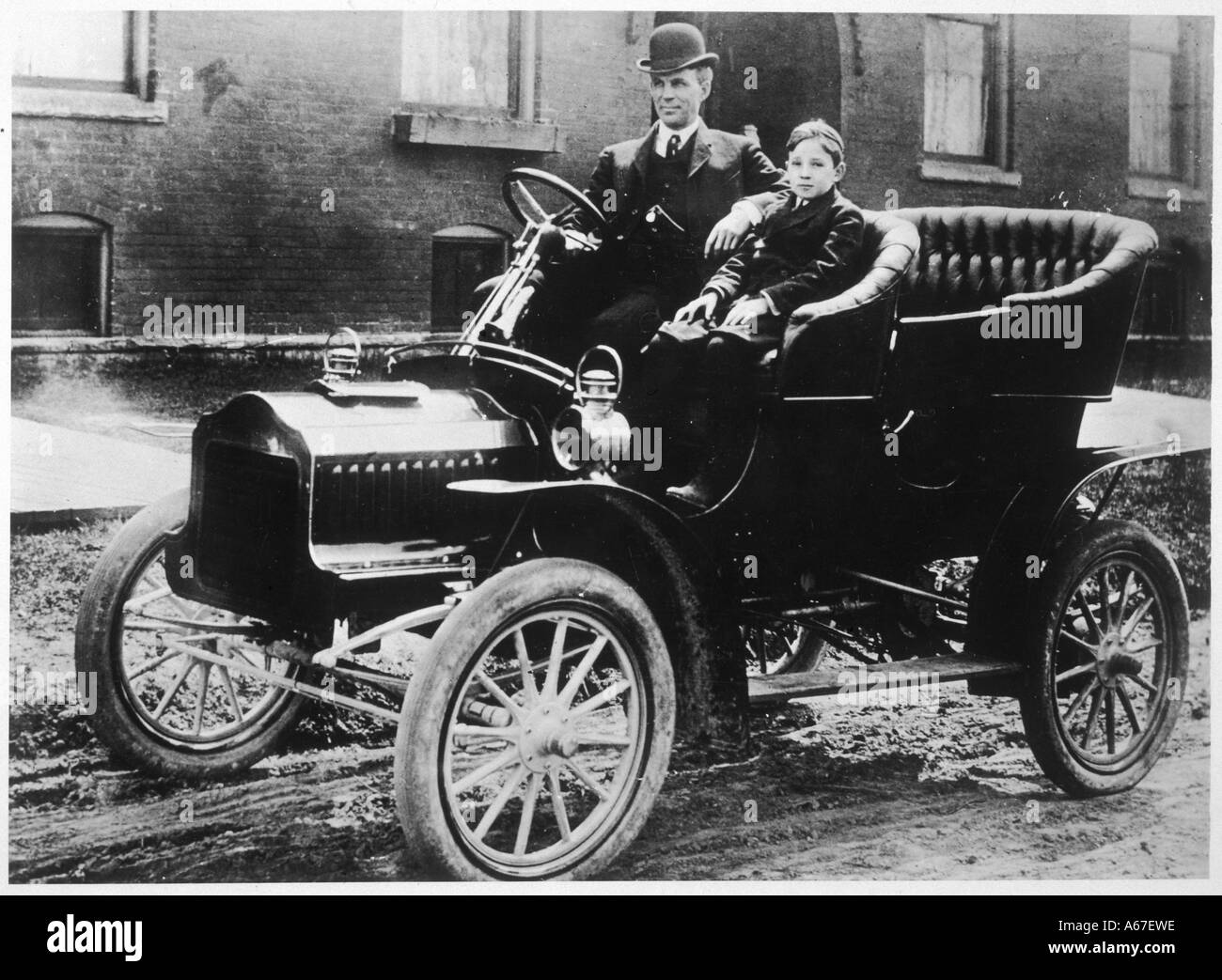 Henry Ford In Model T Stock Photo - Alamy