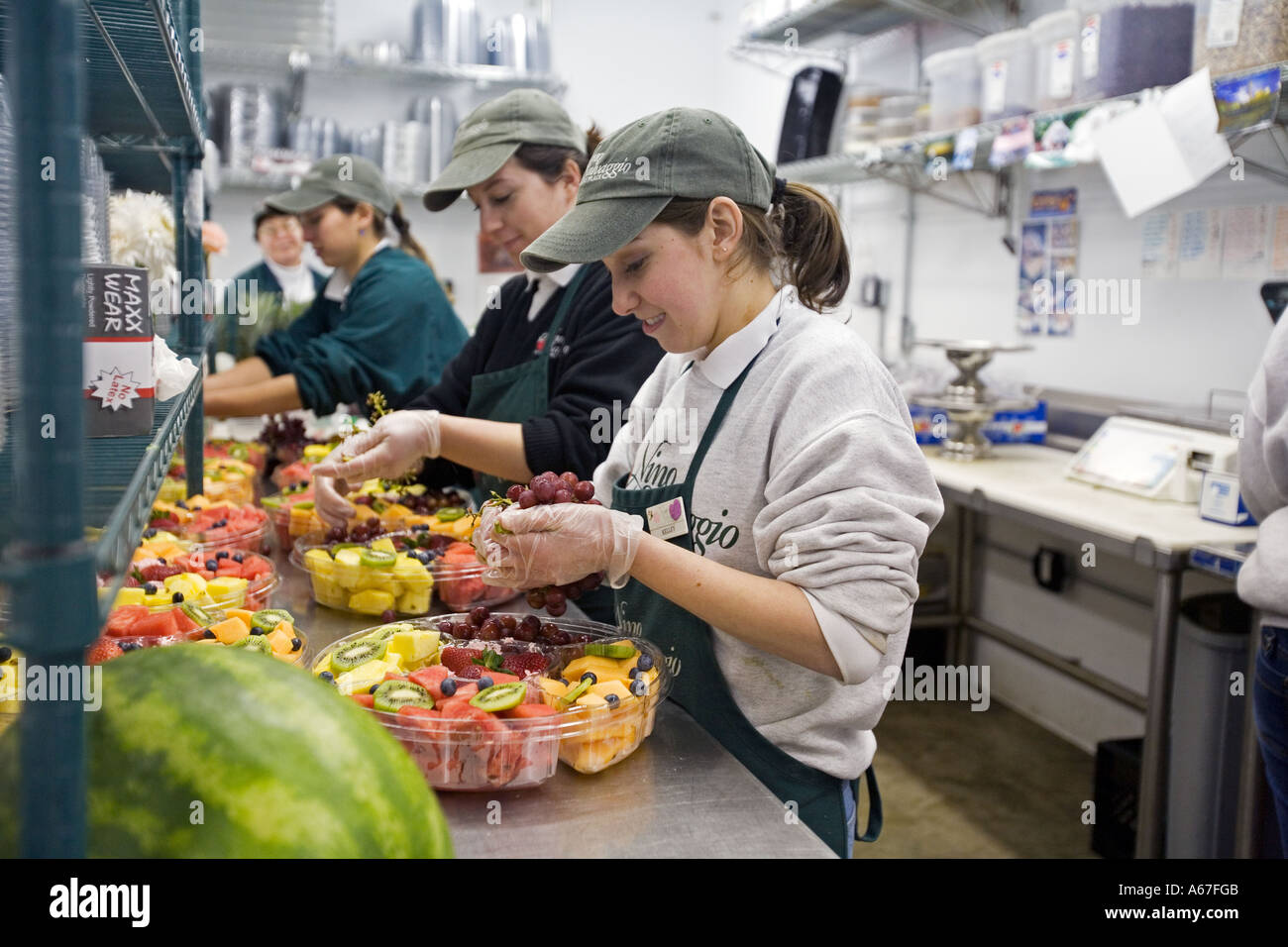 Gourmet Food Retail Shop Stock Photo - Alamy