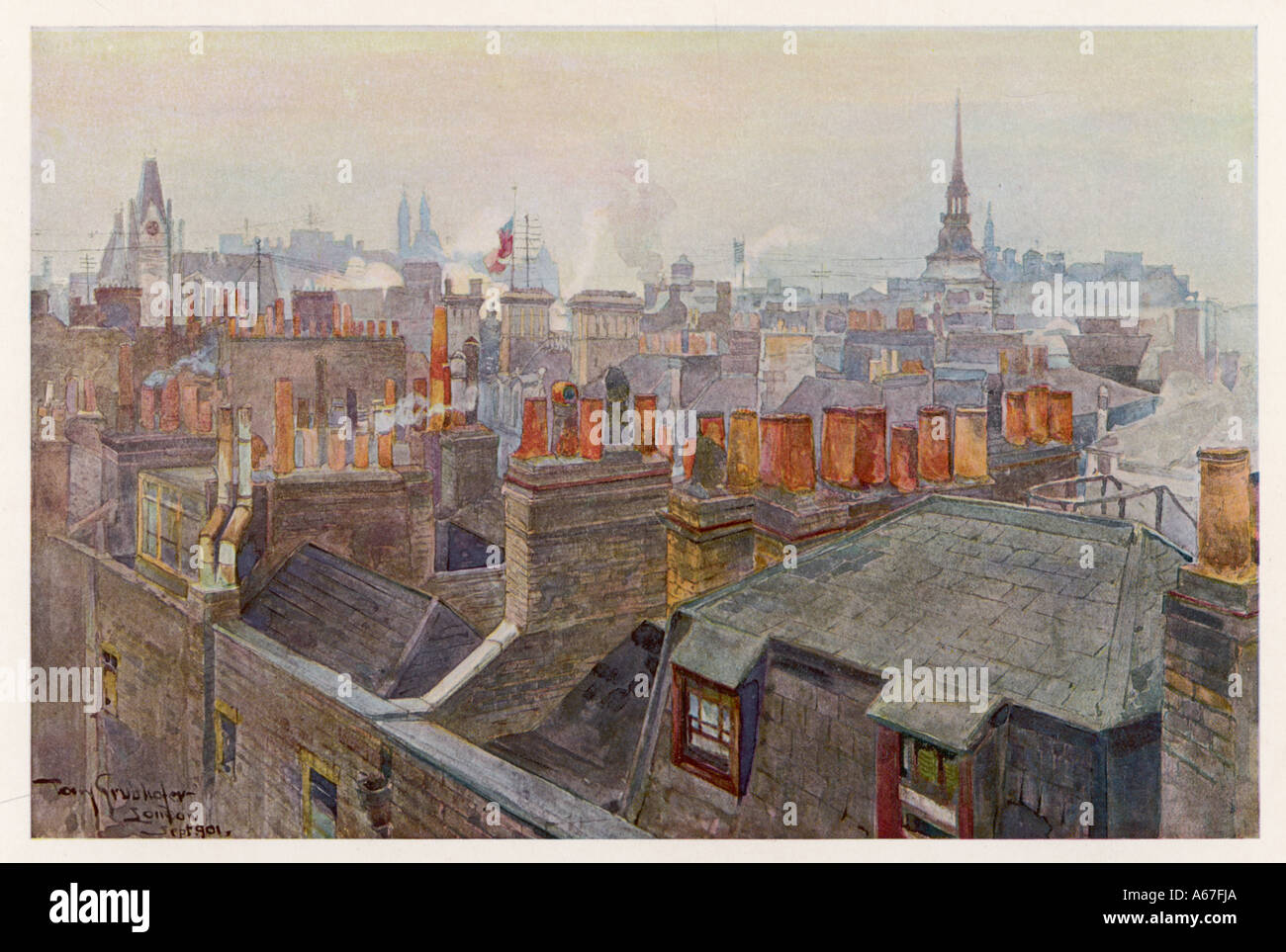 London chimneys hi-res stock photography and images - Alamy