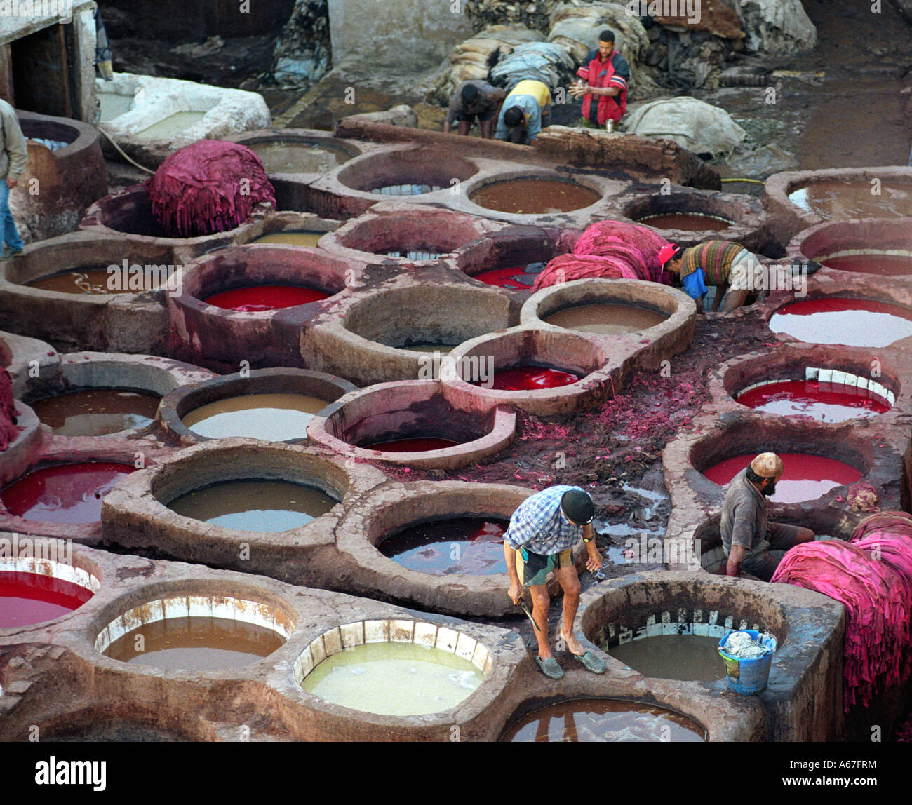 Natural dye vats hi-res stock photography and images - Alamy