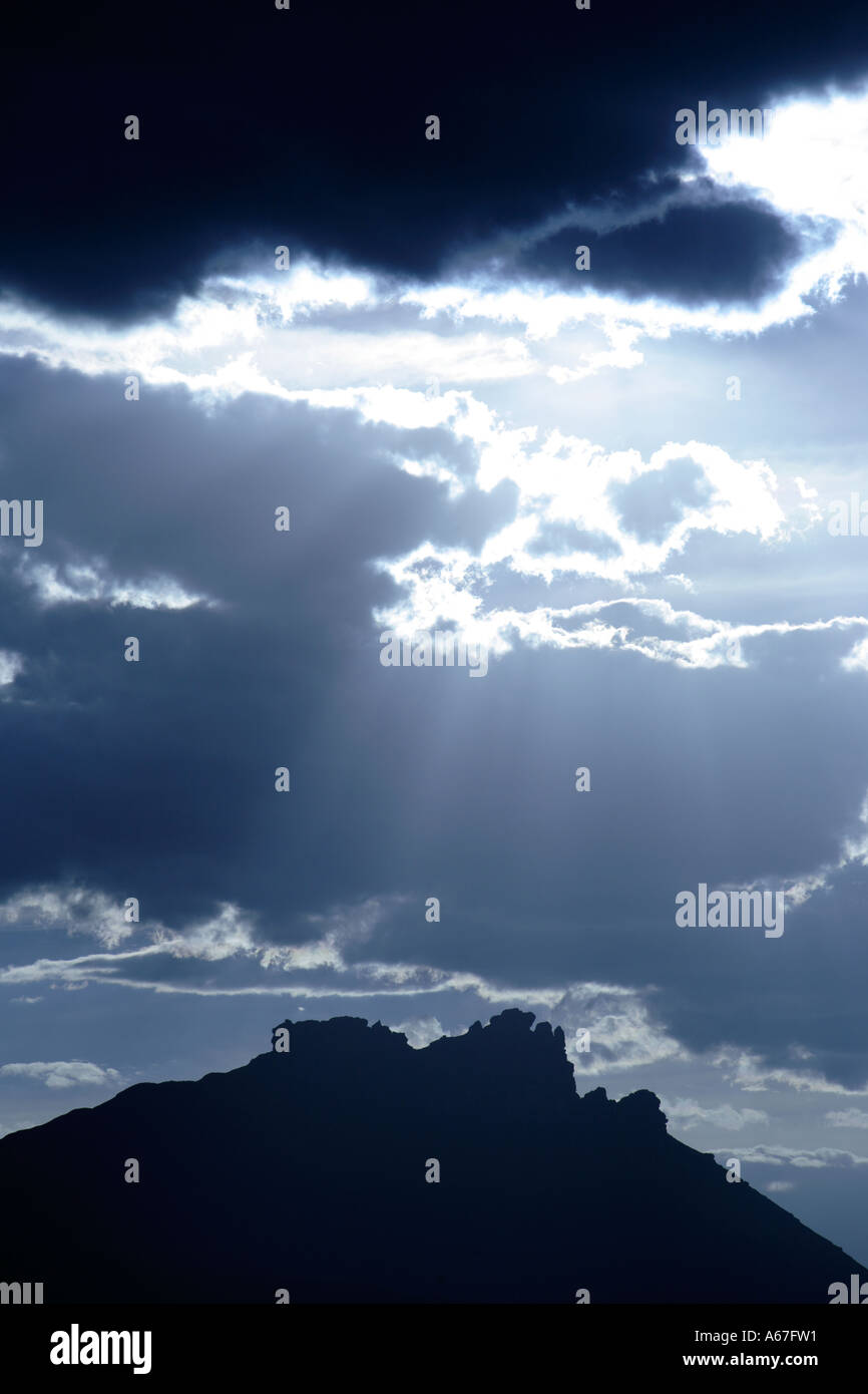 Rays light through clouds hi-res stock photography and images - Alamy
