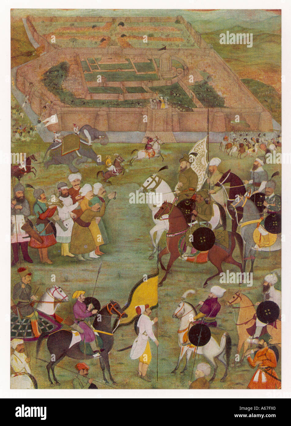 Military Siege India 17c Stock Photo - Alamy
