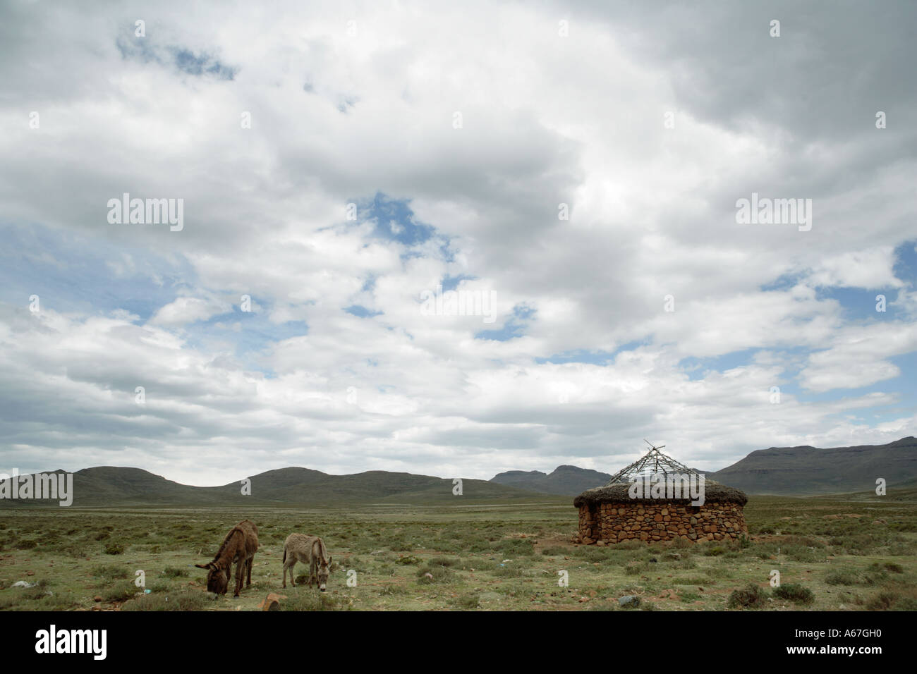 Basotho lesotho basotho village hi-res stock photography and images - Alamy