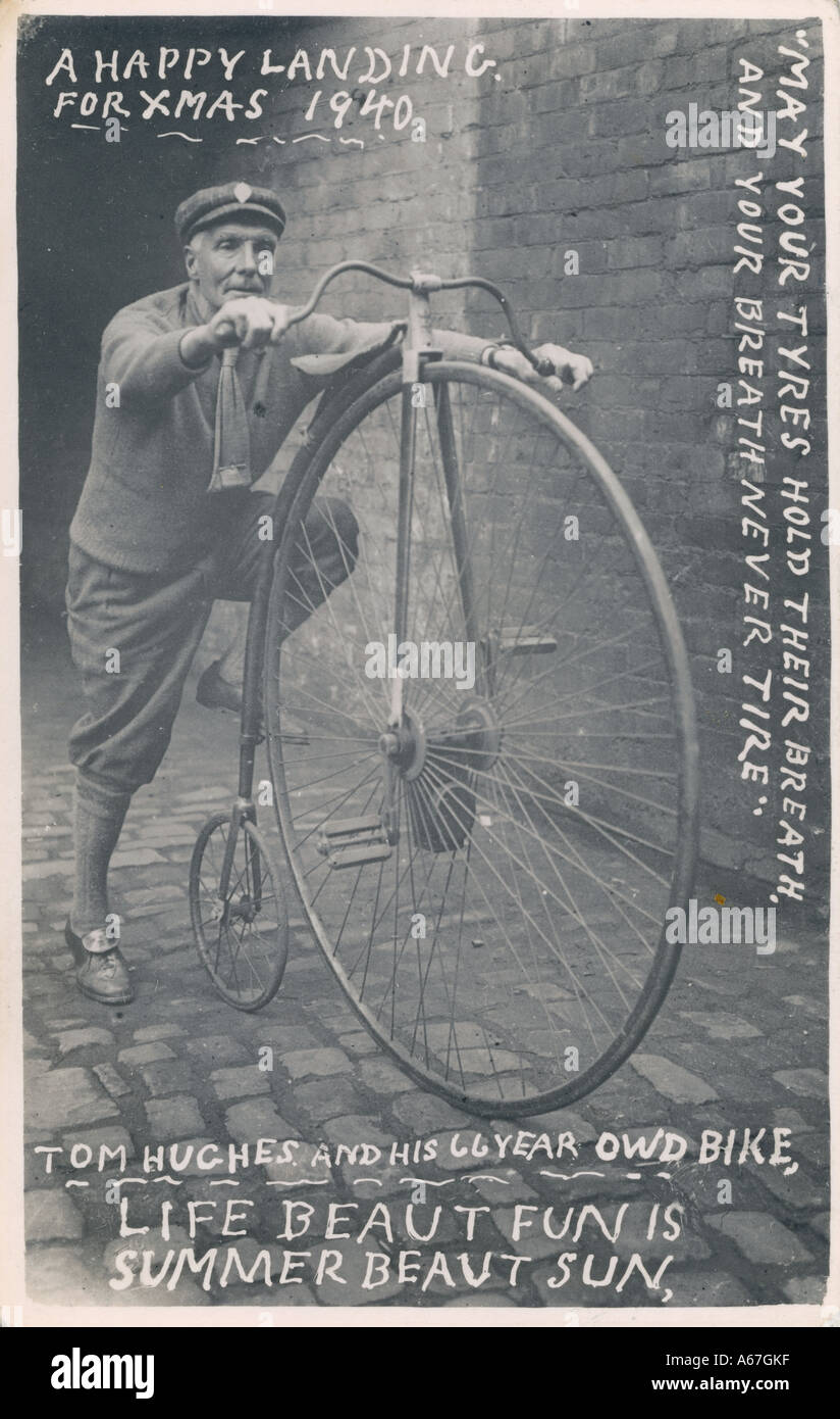 Tom Hughes And Bike Stock Photo - Alamy