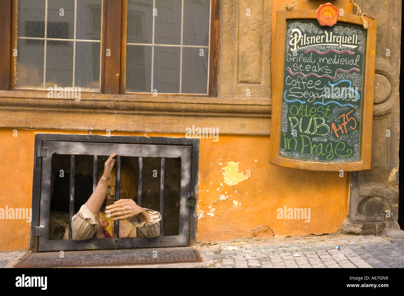 Oldest pub in Prague in Mala Strana quarter in Prague Czech Republic EU ...