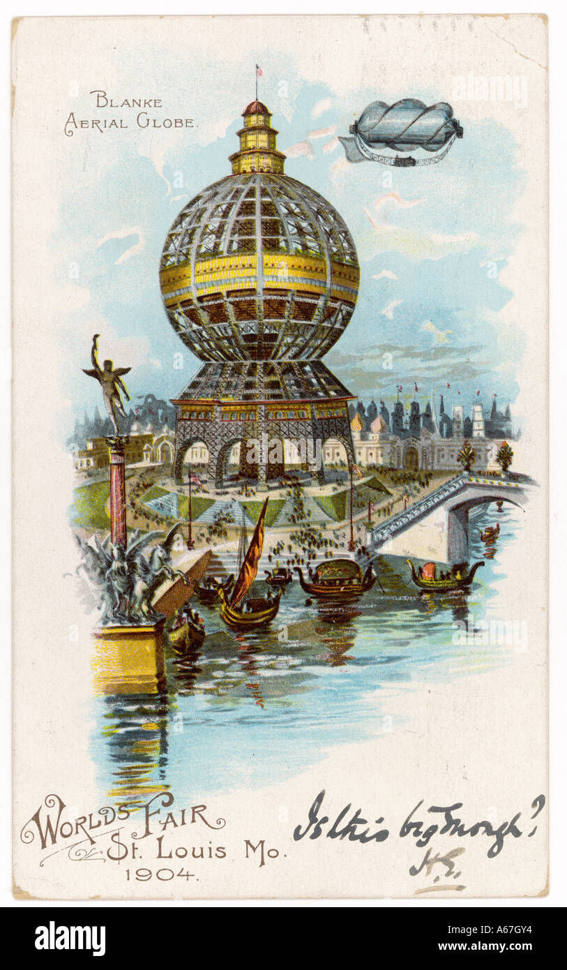 St Louis World Fair 1904 Stock Photo - Alamy