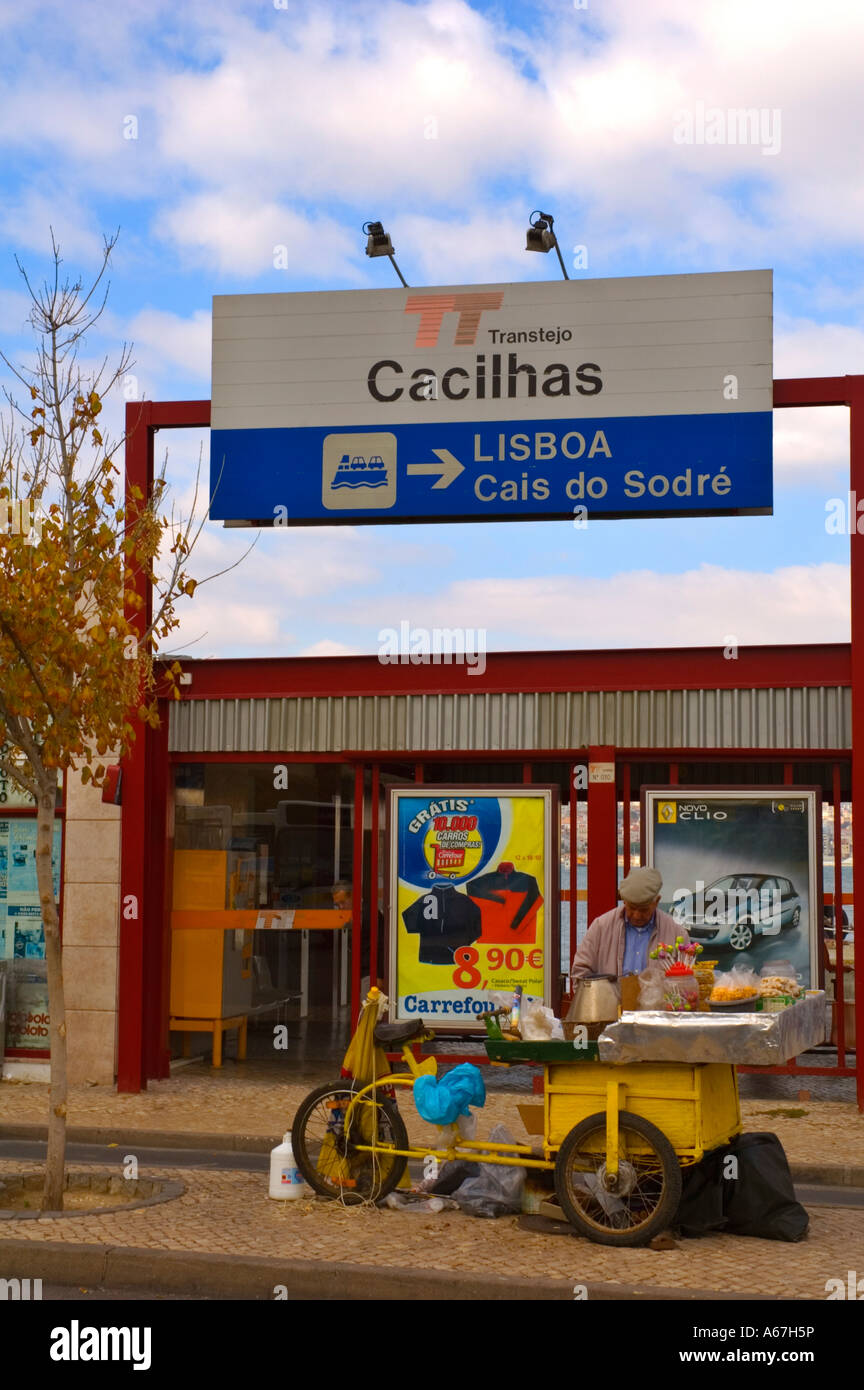 Cacilhas near Lisbon Portugal EU Stock Photo - Alamy