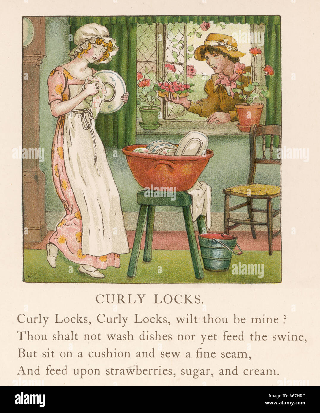 Curly Locks 3 Stock Photo - Alamy