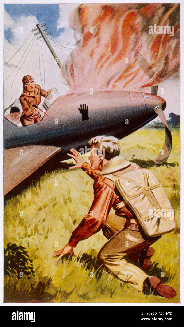 Biggles Fire Plane Stock Photo - Alamy