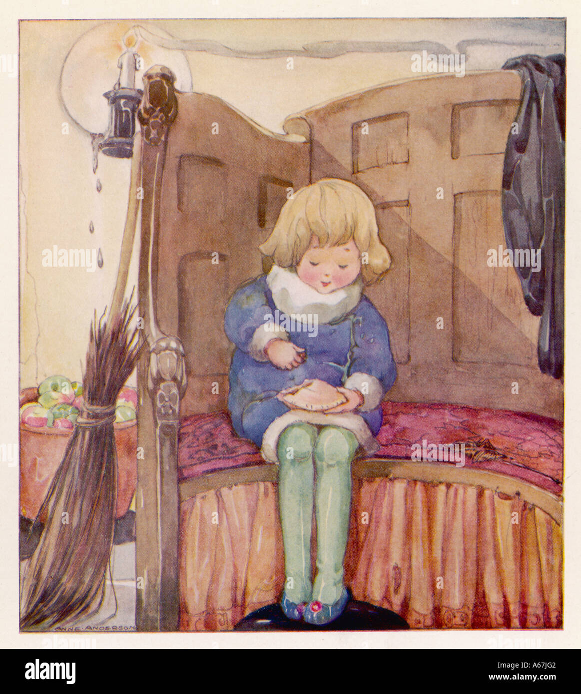 Little jack horner sat corner eating christmas pie hi-res stock ...