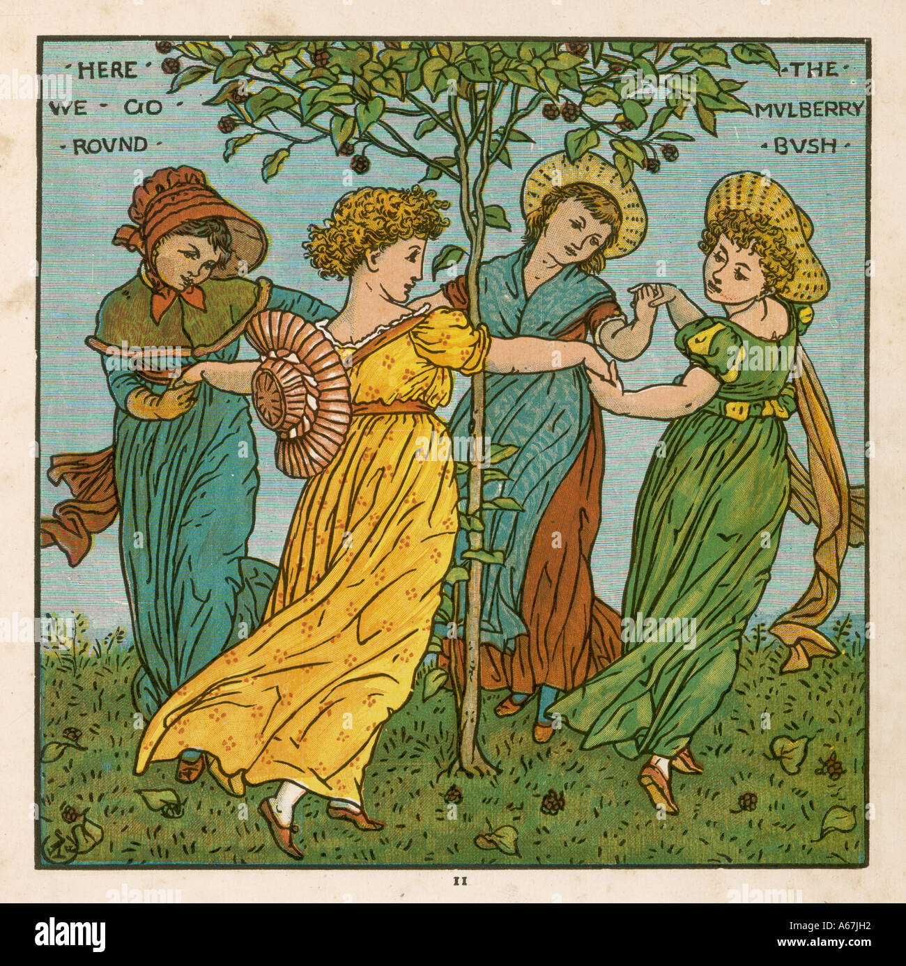 Here we go round the mulberry bush hi-res stock photography and images ...