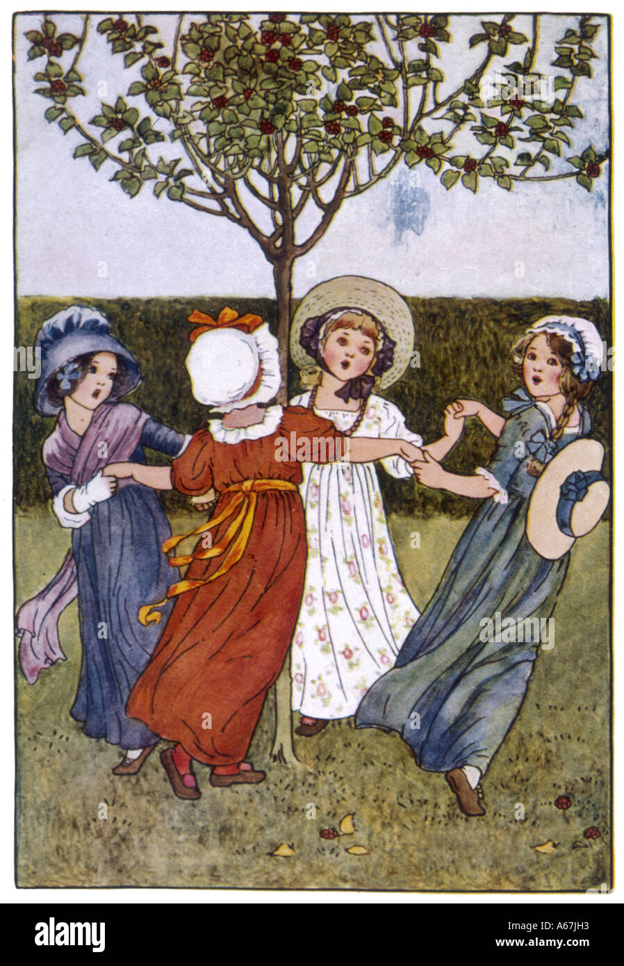 Here we go round the mulberry bush hi-res stock photography and images ...