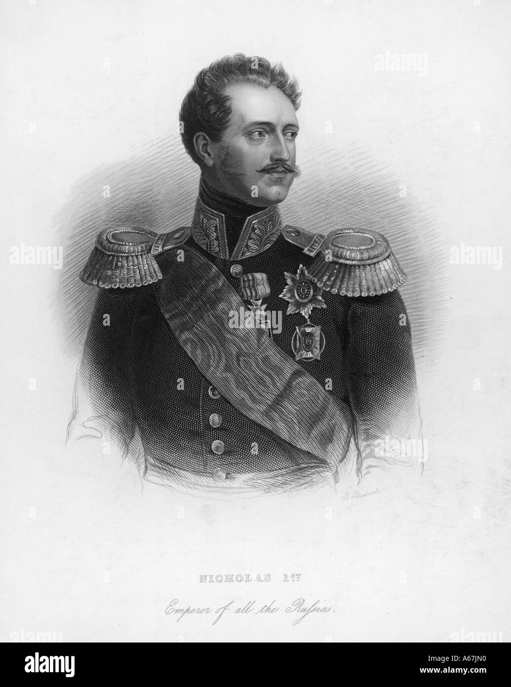Nicolas I Of Russia Stock Photo - Alamy