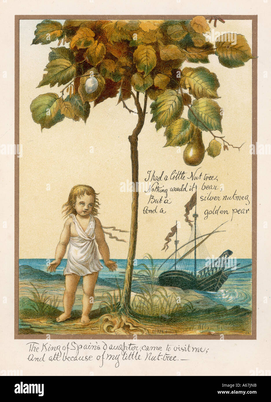 I Had A Little Nut Tree Stock Photo - Alamy