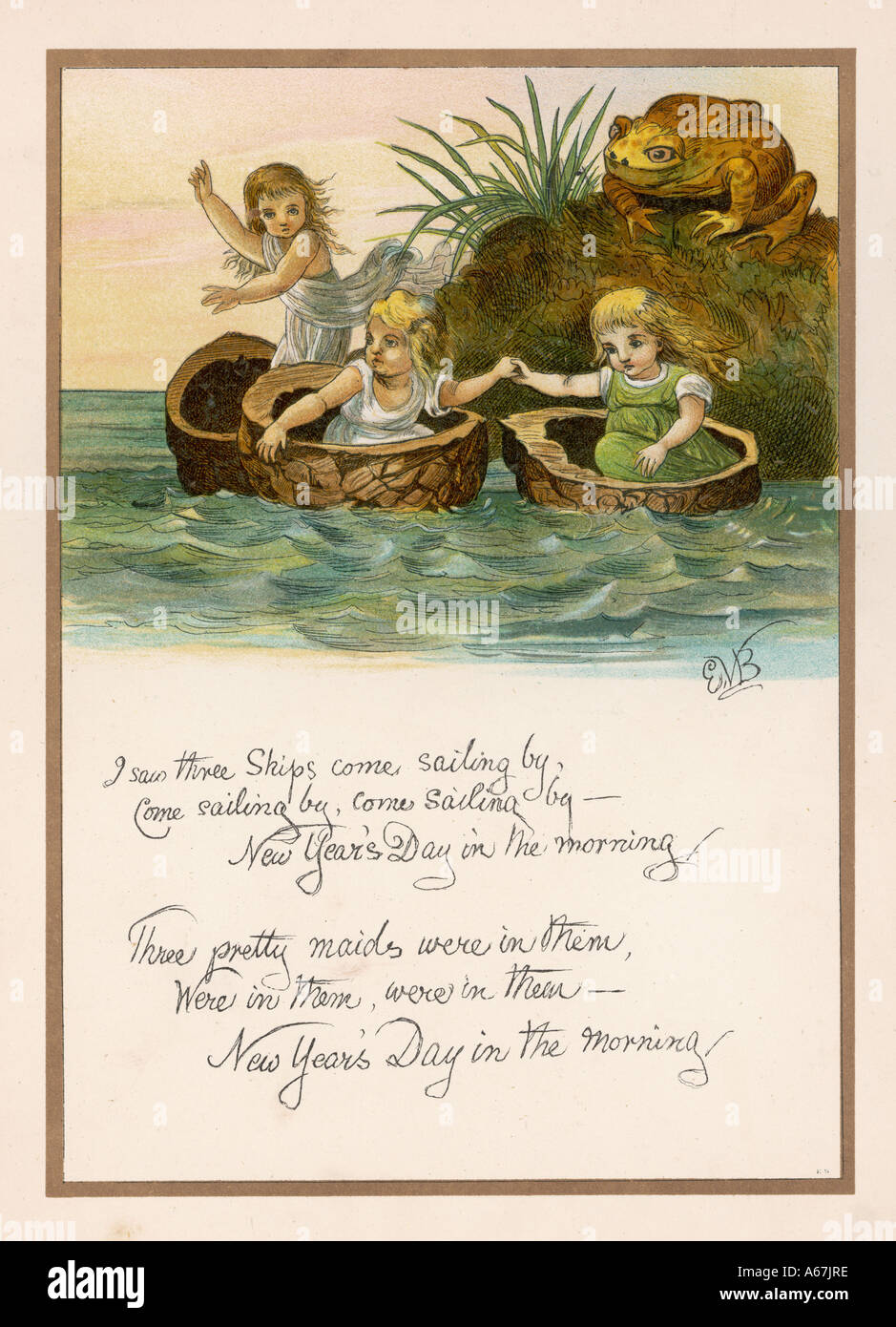 I Saw Three Ships Evb Stock Photo - Alamy