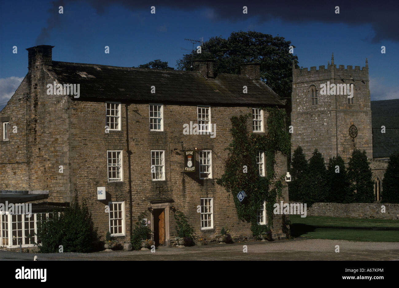 Rose and crown romaldkirk hi-res stock photography and images - Alamy