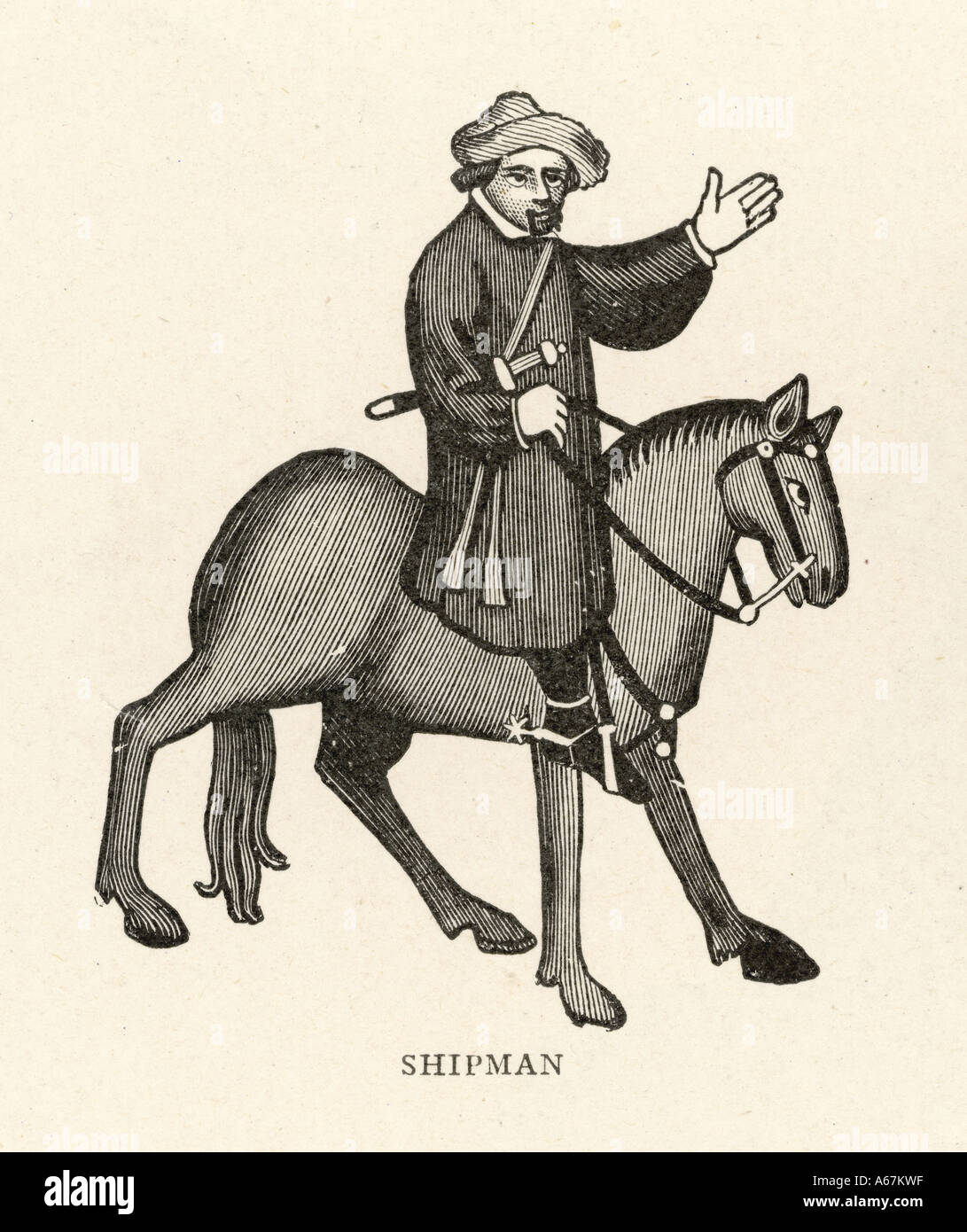 Shipman canterbury tales hi-res stock photography and images - Alamy