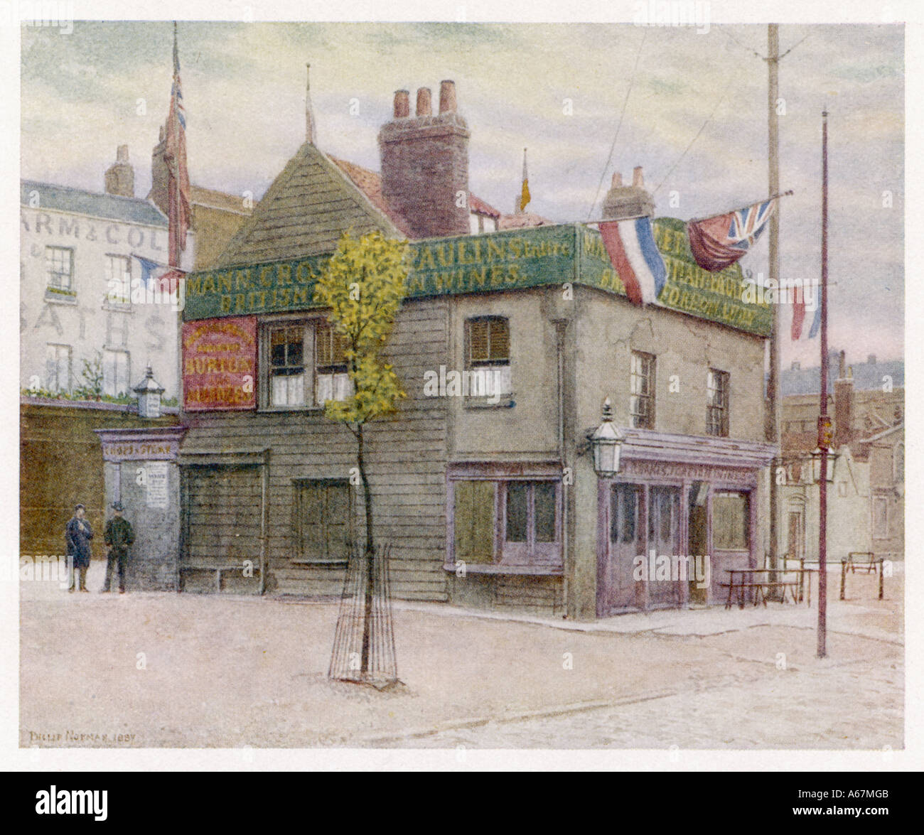 1700s Colonial Tavern Bar Interior