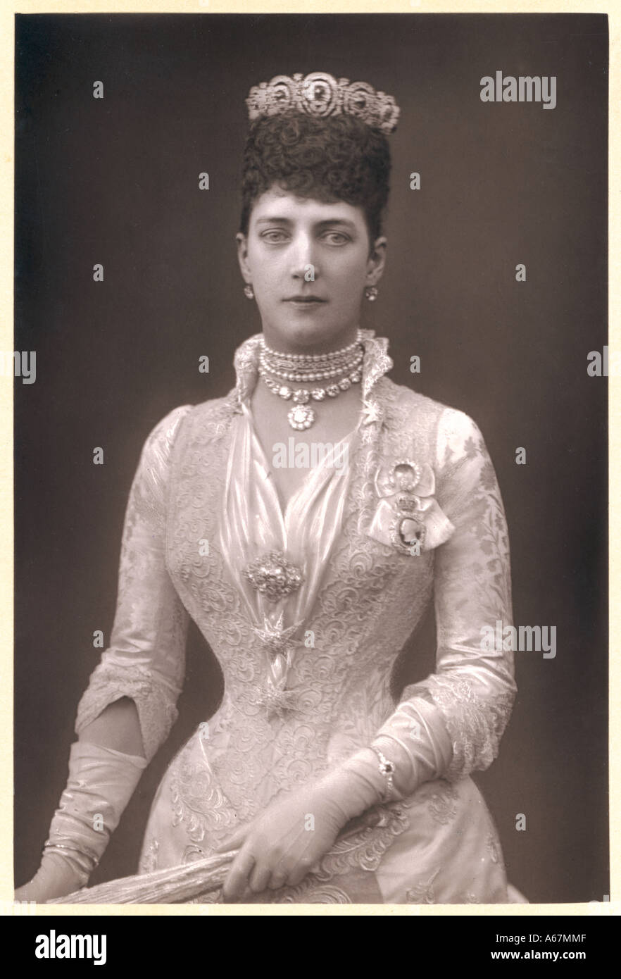 Queen Alexandra Downey Stock Photo - Alamy