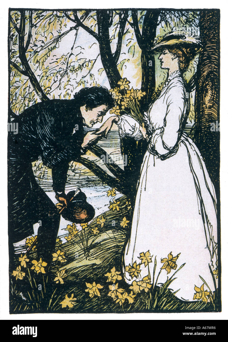 Poem Tennyson Maud C19th Stock Photo - Alamy