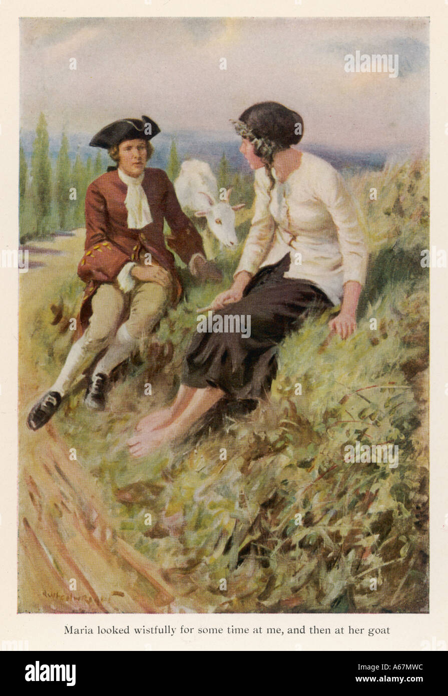 Tristram Shandy Maria Stock Photo - Alamy