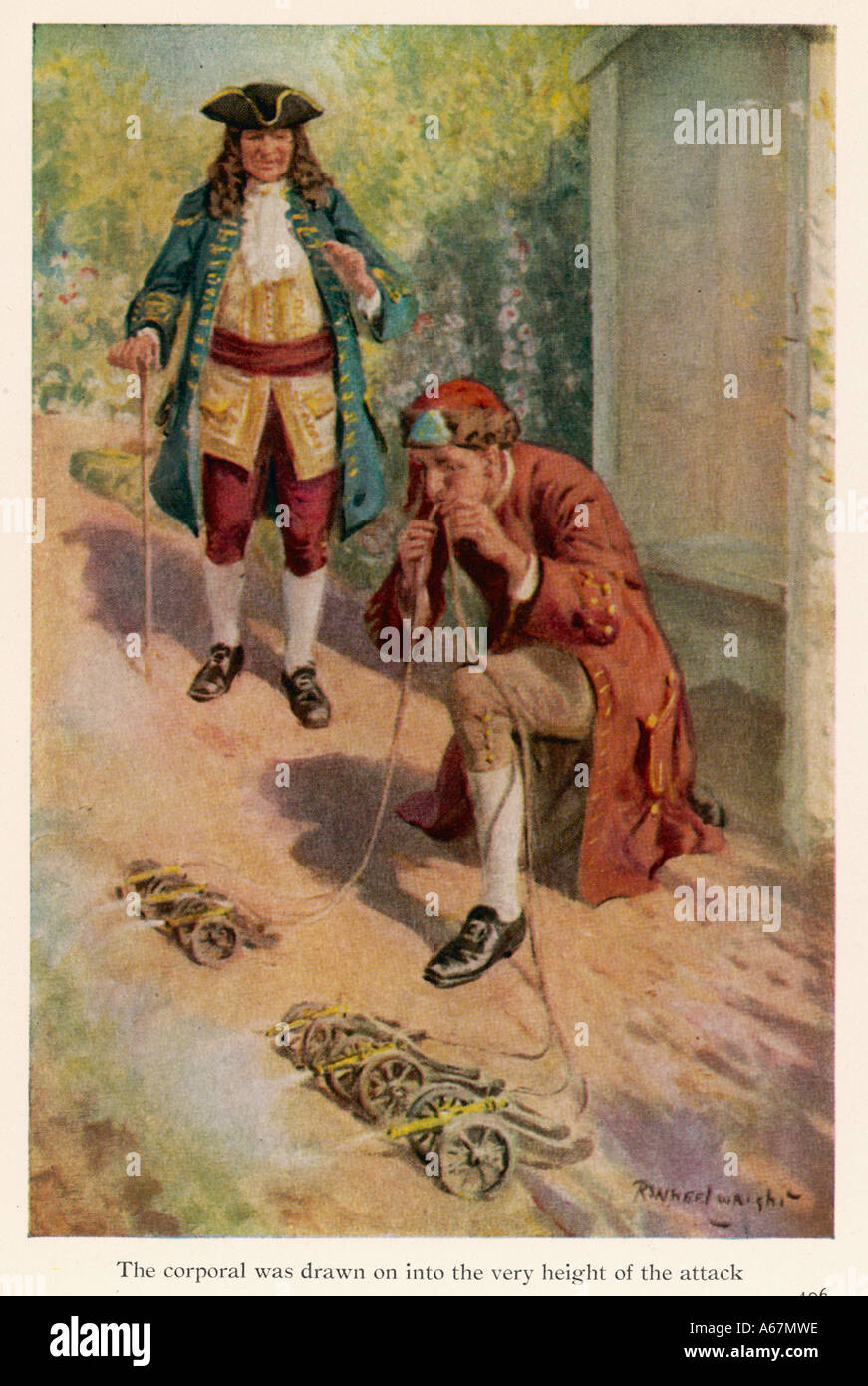 Uncle Toby Tristram Stock Photo - Alamy