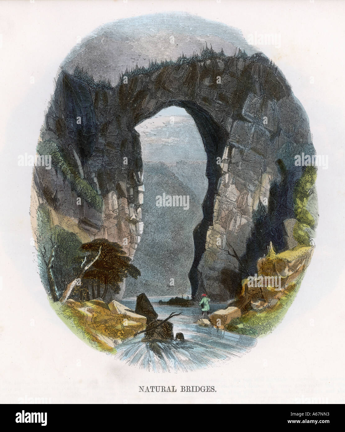 Natural Rock Bridge Stock Photo - Alamy