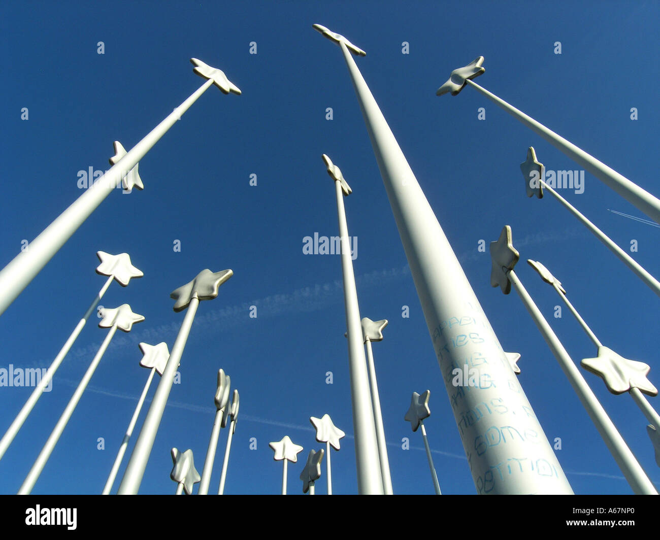 abstract view of Europe Monument Maastricht commemorating the ...