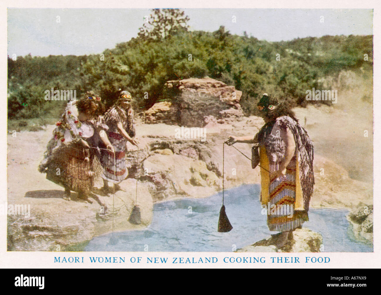 Cooking W Hot Springs Stock Photo - Alamy