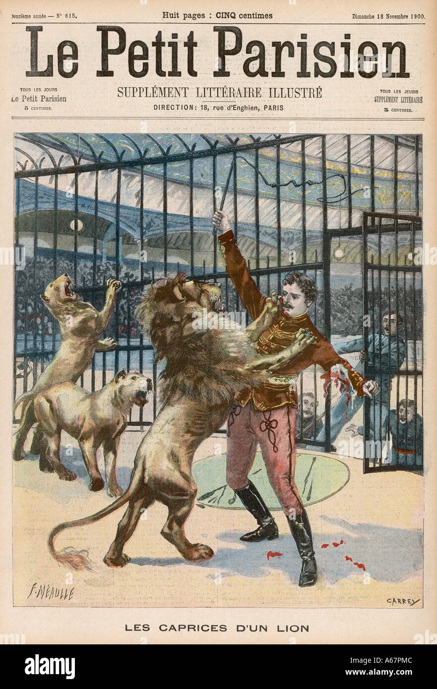 Lion tamer circus hi-res stock photography and images - Alamy