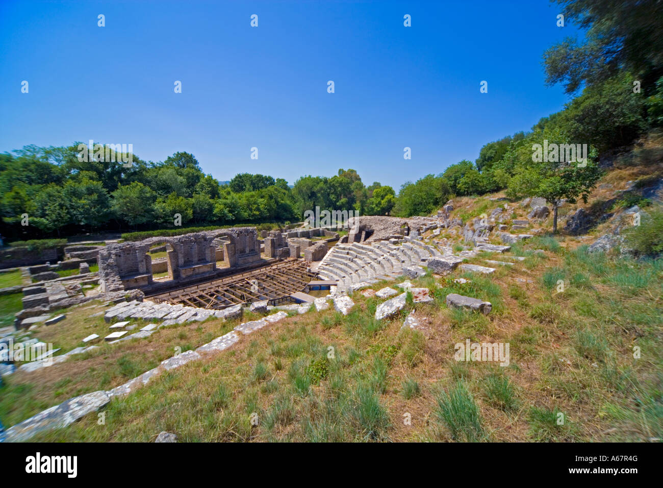 Roman amphitheatre butrint albania hi-res stock photography and images ...