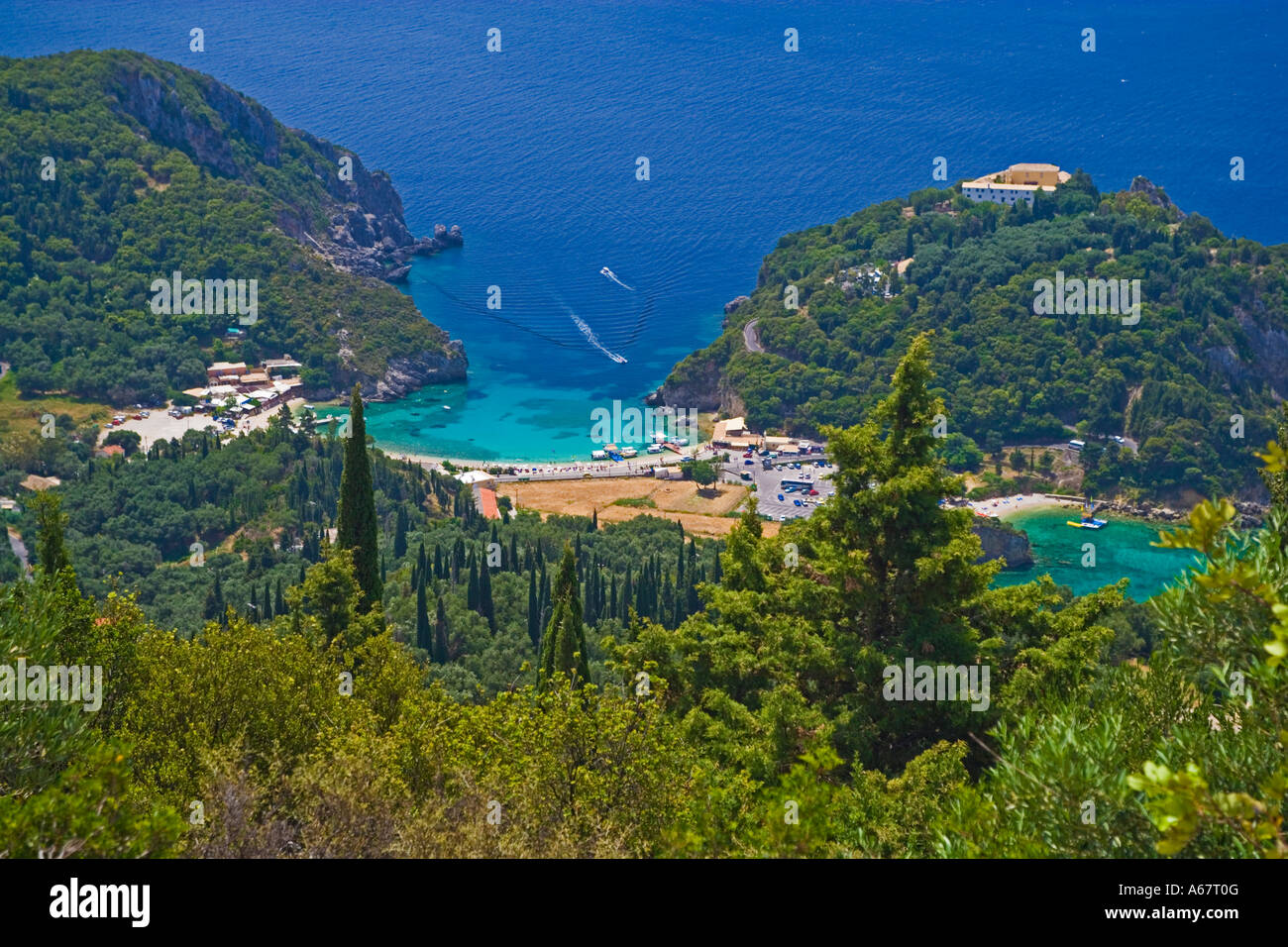 Lakones corfu hi-res stock photography and images - Alamy