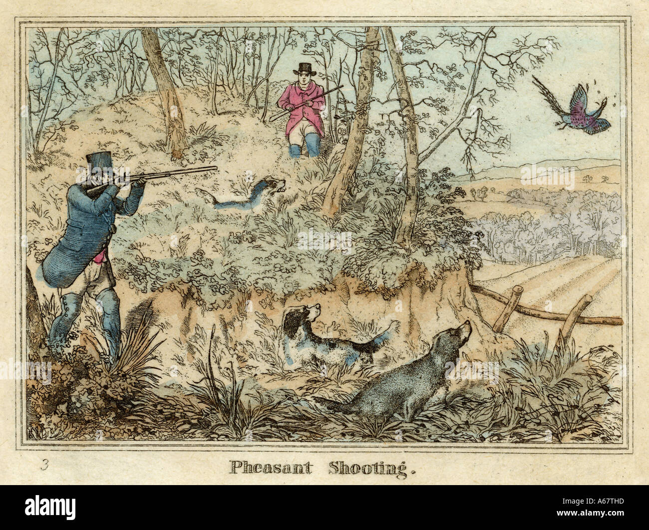 Men shooting birds hi-res stock photography and images - Alamy