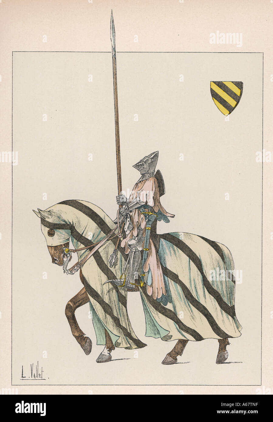 Medieval knight 14th century hi-res stock photography and images - Alamy