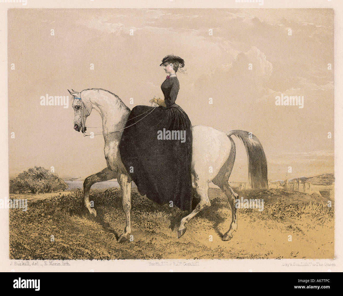 Lady Rider The Walk Stock Photo - Alamy