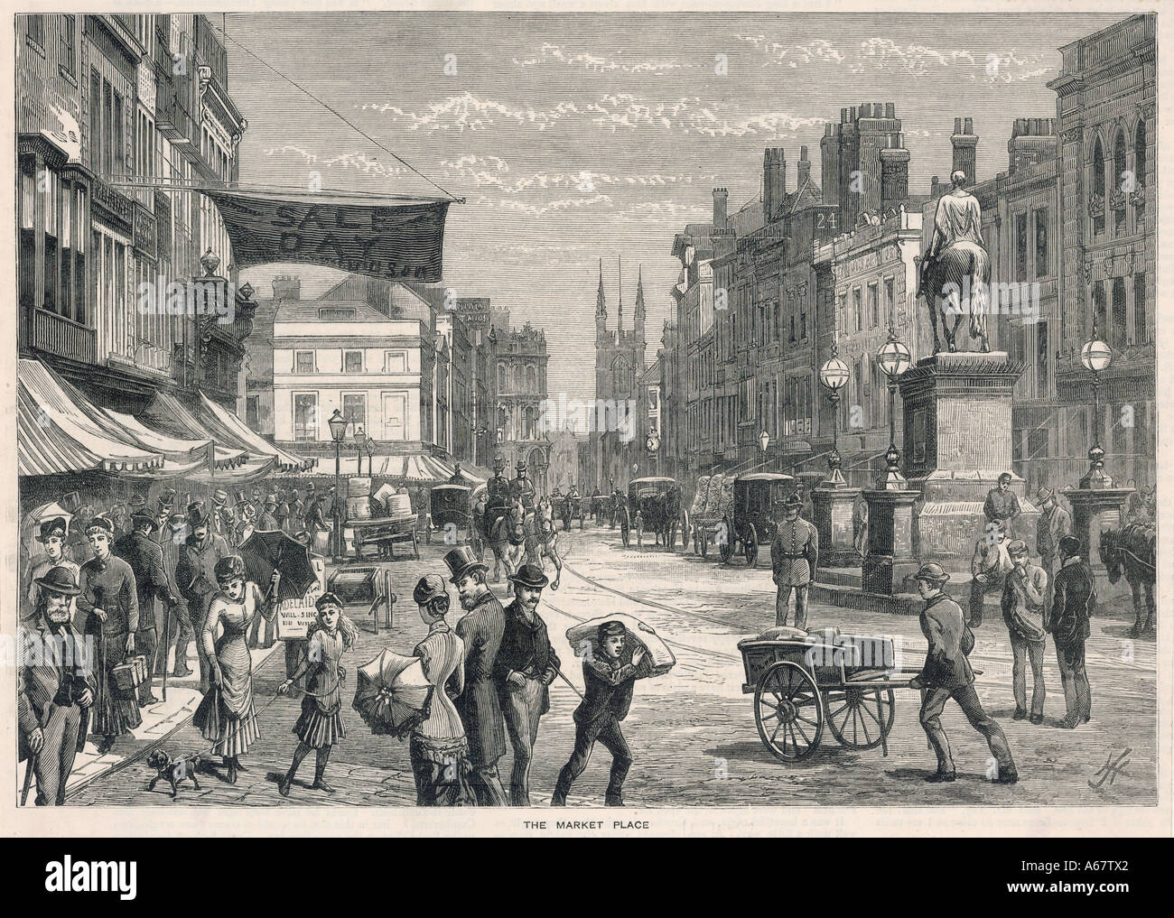 Hull Market Place Stock Photo - Alamy