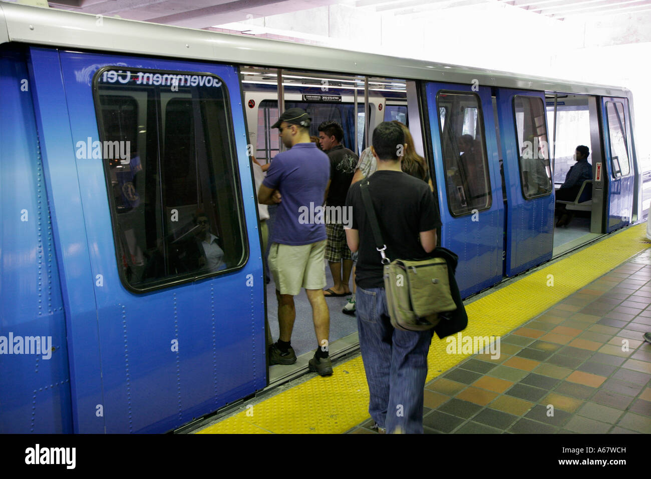 Miami Florida,Government Center,centre,Metromover,free monorail service ...