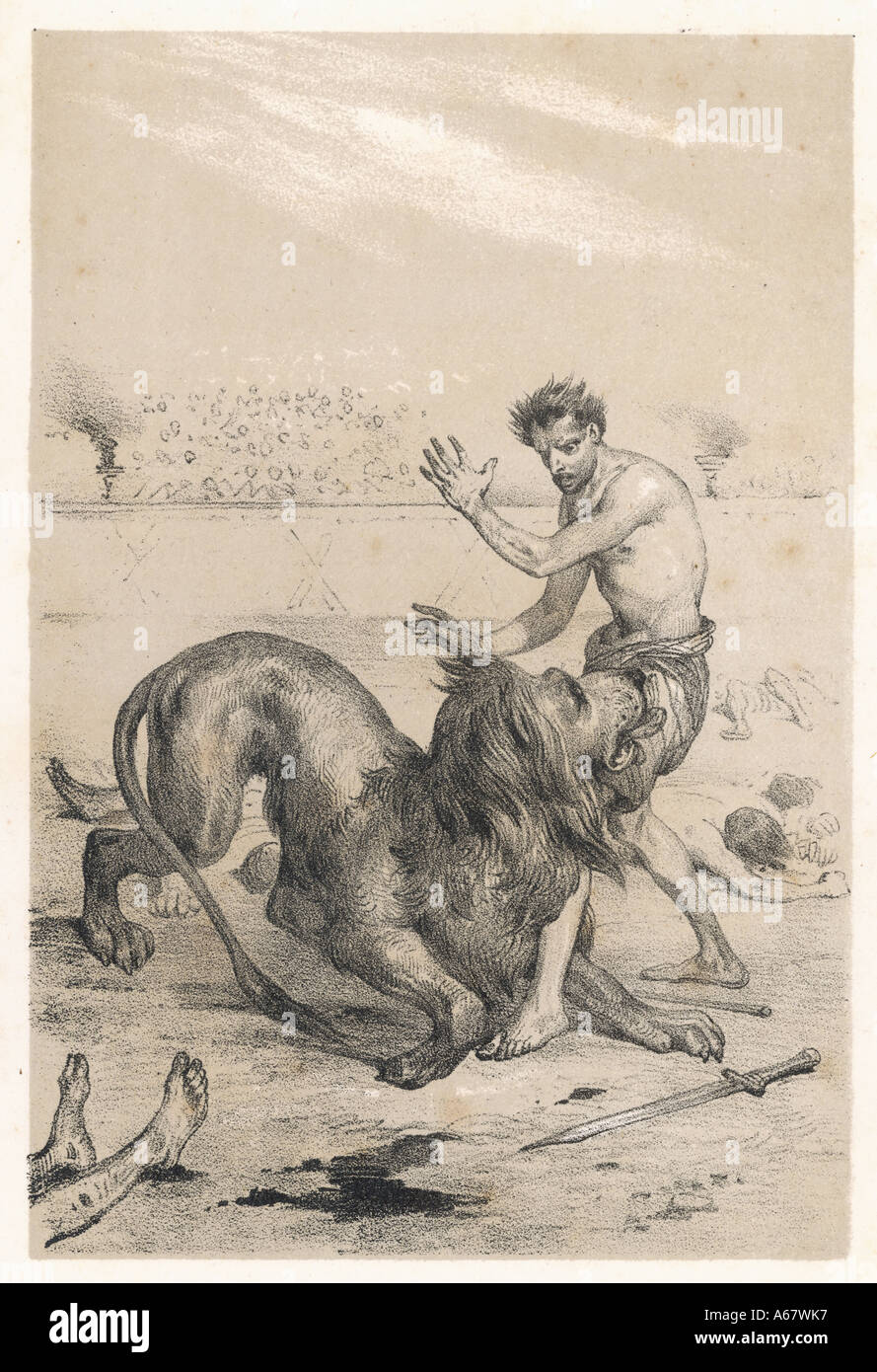 Roman lion hi-res stock photography and images - Alamy